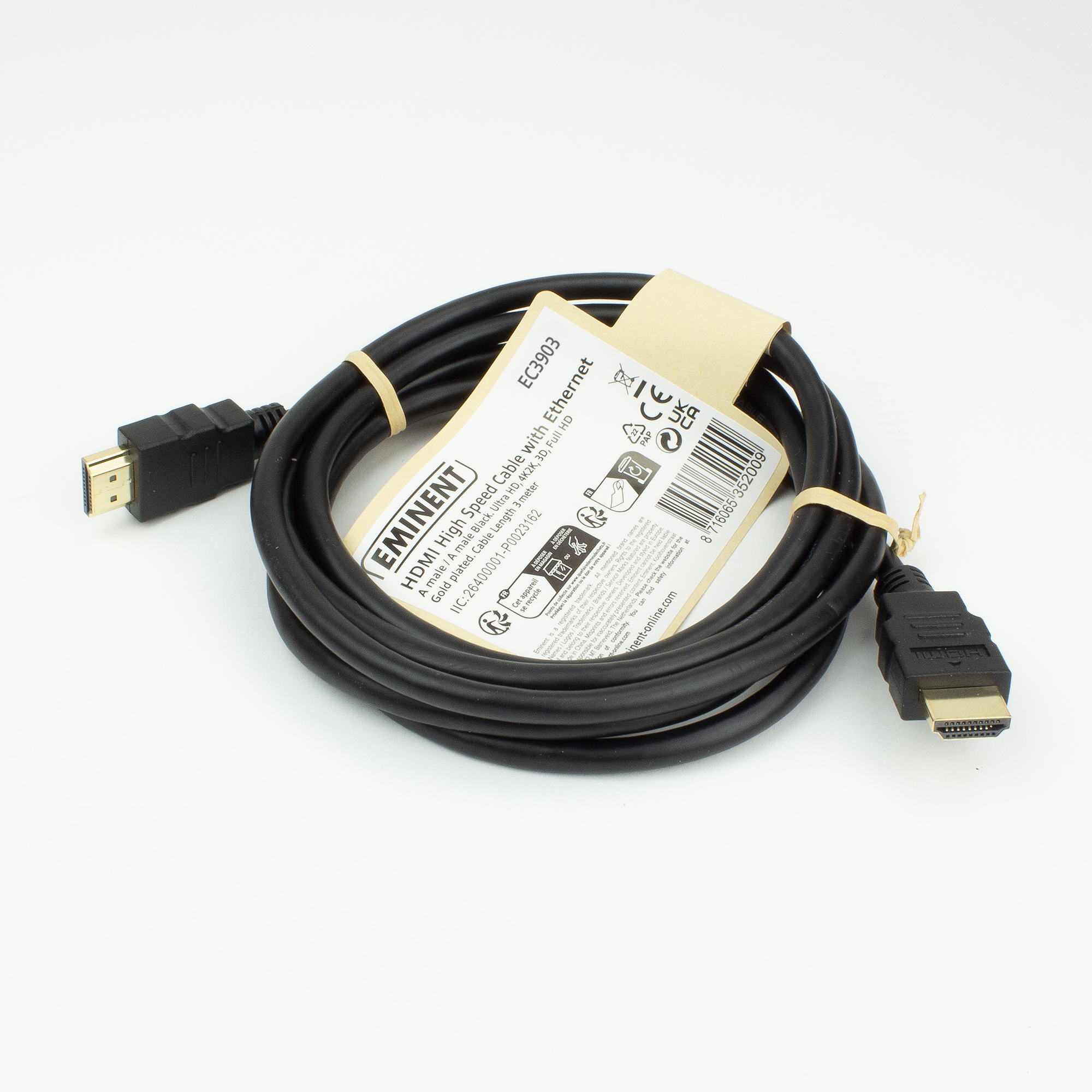 EC3903 Información de producto Cable Ethernet de alta velocidad de 3 ...