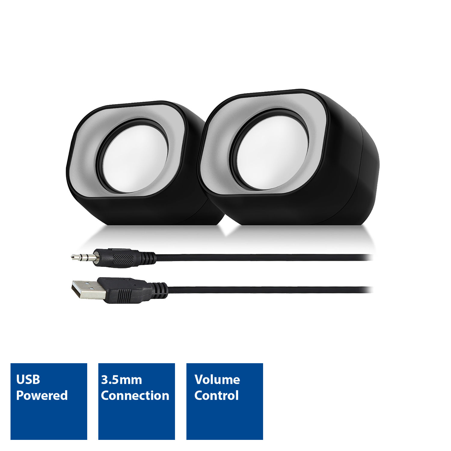 EM3513 Product information 2.0 Speakerset USB powered for PC and Laptop ...